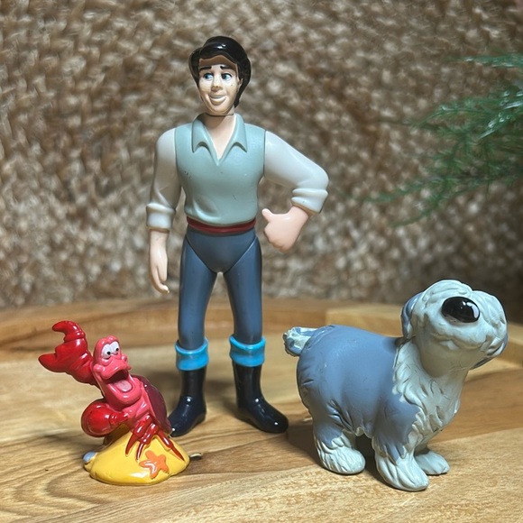 Disney | Toys | Disney Prince Eric And Friends Figurine Set | Poshmark